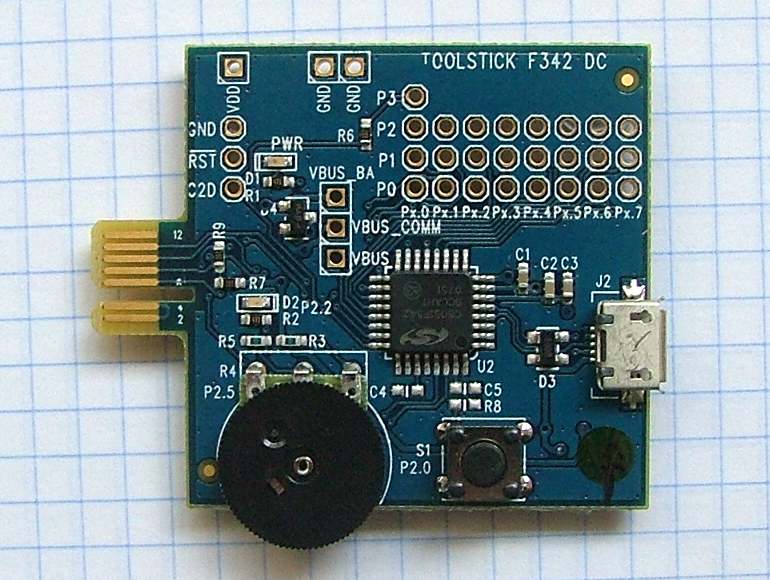 Módulos TOOLSTICK 8051 de Silicon Laboratories
